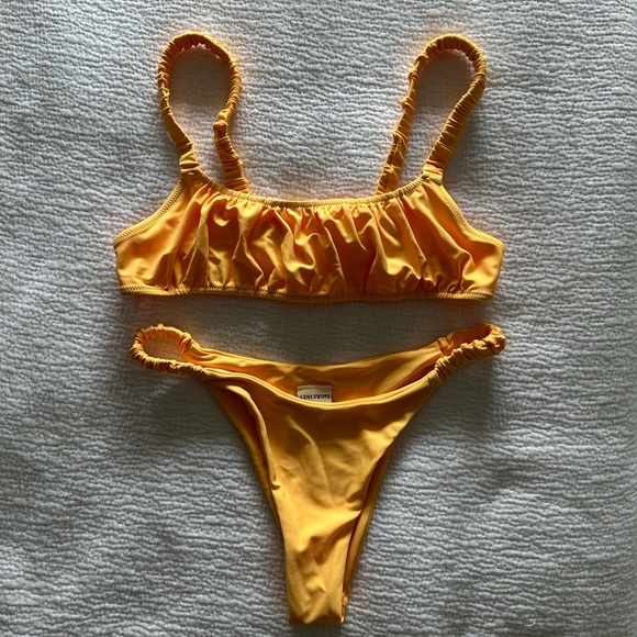 Leni Swim | Swim | Leni Swim Yellow Bikini | Poshmark